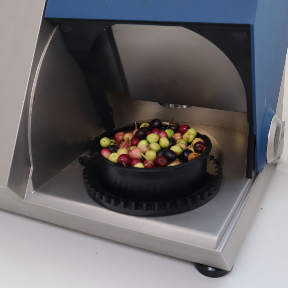 Olive oil processing test for fat and moisture in whole olives without ...