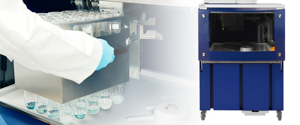 Fully automated Kjeldahl with Autosampler for Kjeltec 9