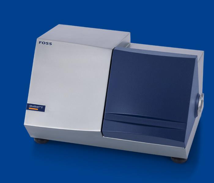 Olive oil processing test for fat and moisture in whole olives without ...